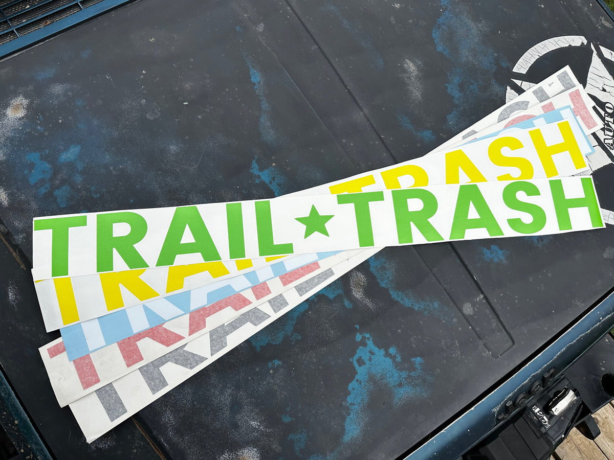 Trail Trash Windshield Banner – TrailTrash